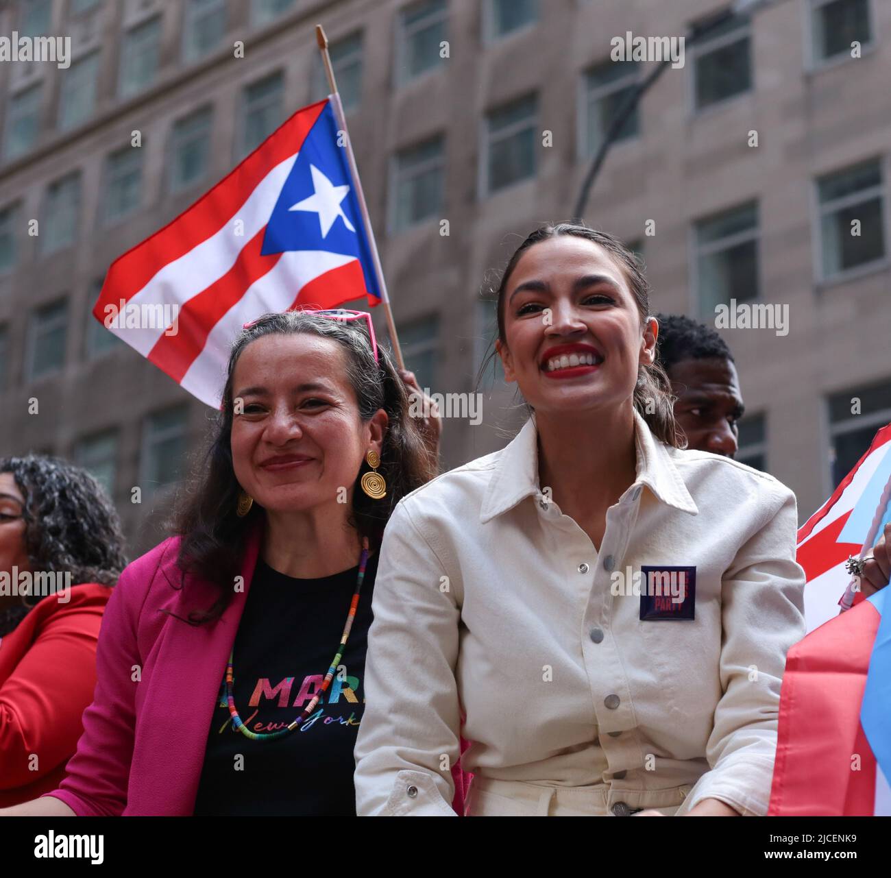 New York, New York - June 12, 2022 : Alexandria Ocasio-Cortez ...