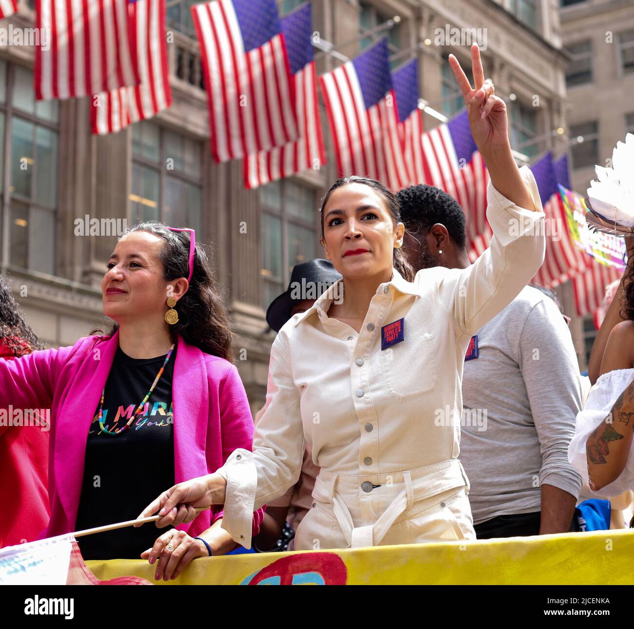 New York, New York - June 12, 2022 : Alexandria Ocasio-Cortez ...