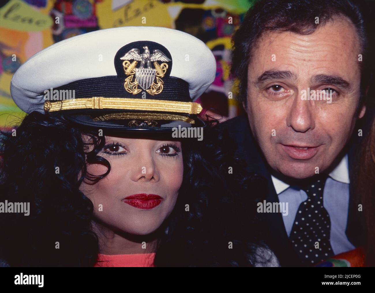La Toya Jackson with husband Jack Gordon promoting Balzac Balloon Balls ...