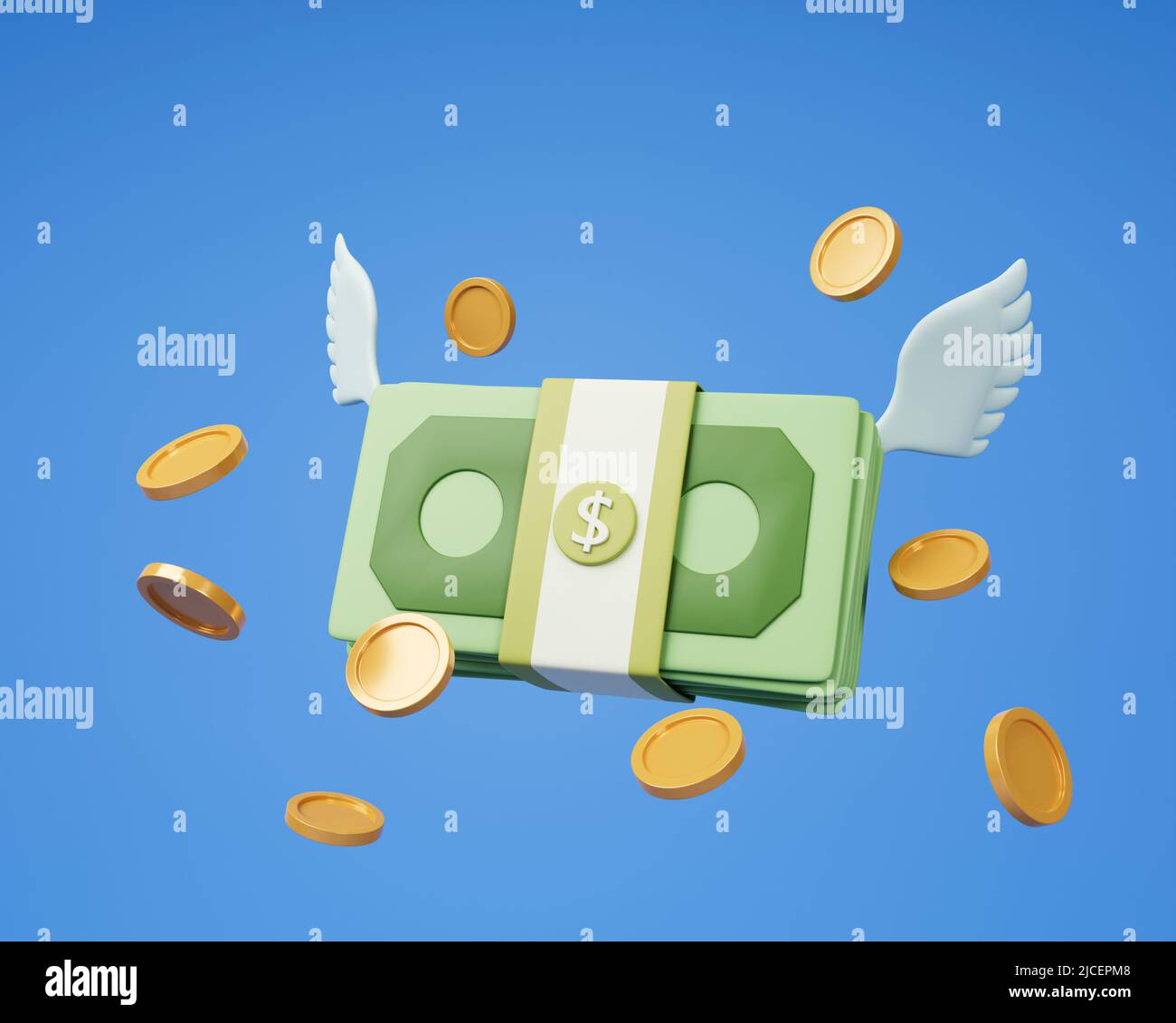 Money flow 3d paper icon hi-res stock photography and images - Alamy