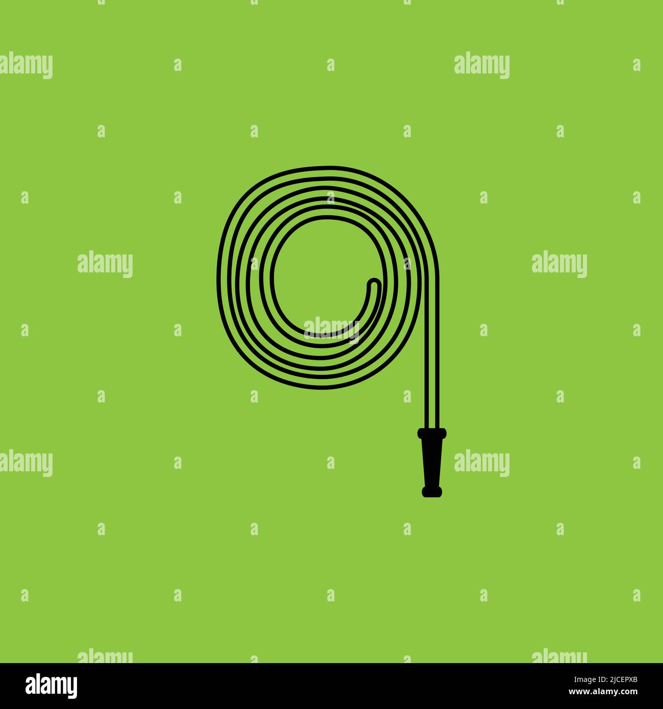 Hose icon isolated. Construction Concept - Vector Stock Vector Image ...