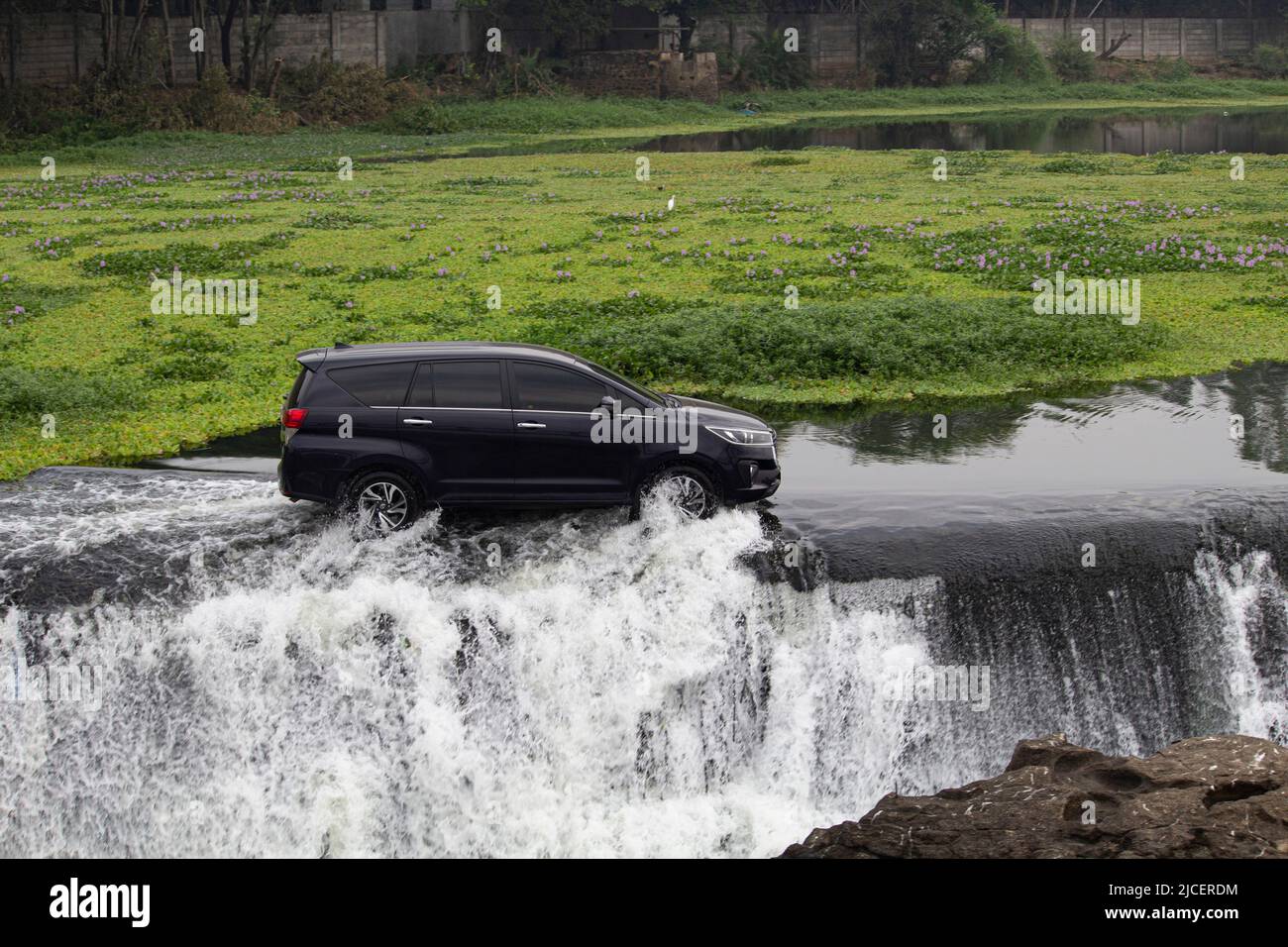 Water Crossing, Dangerous way Stock Photo - Alamy