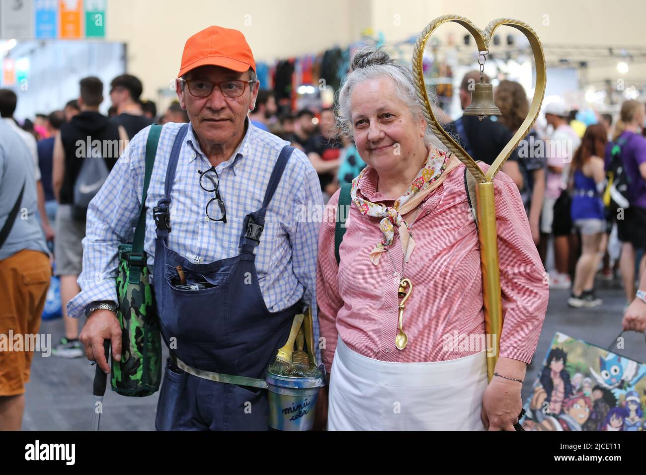 Turin, Italy. 11th June, 2022. Torino Comics, exhibition and exhibition ...