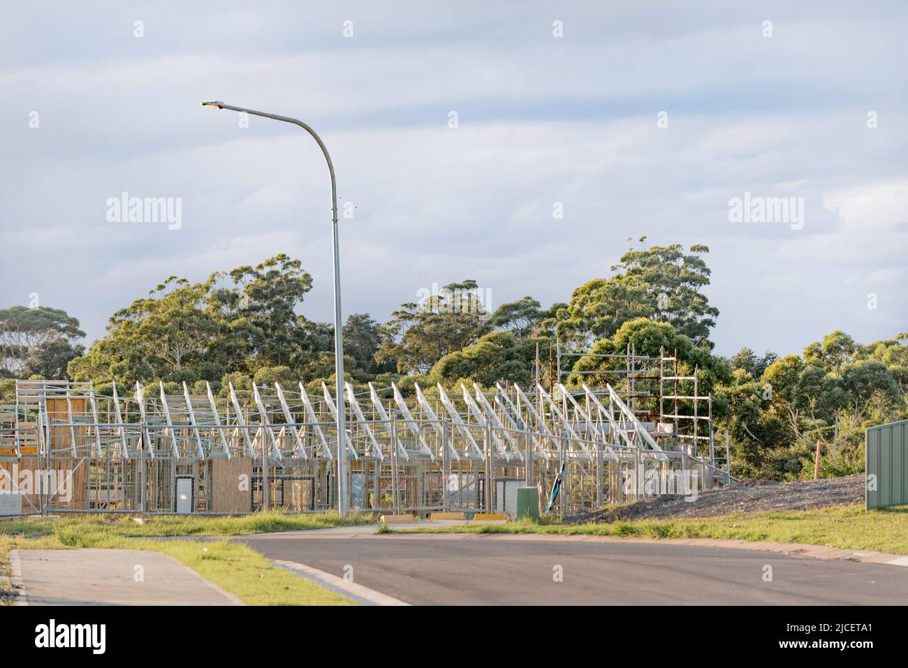 Australian residential construction concept hi-res stock photography ...