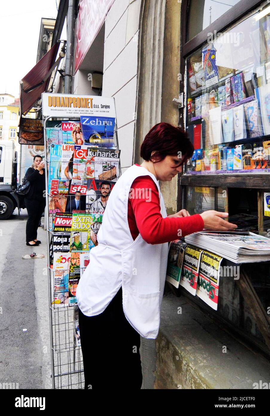 Bosnia newspaper hi-res stock photography and images - Alamy