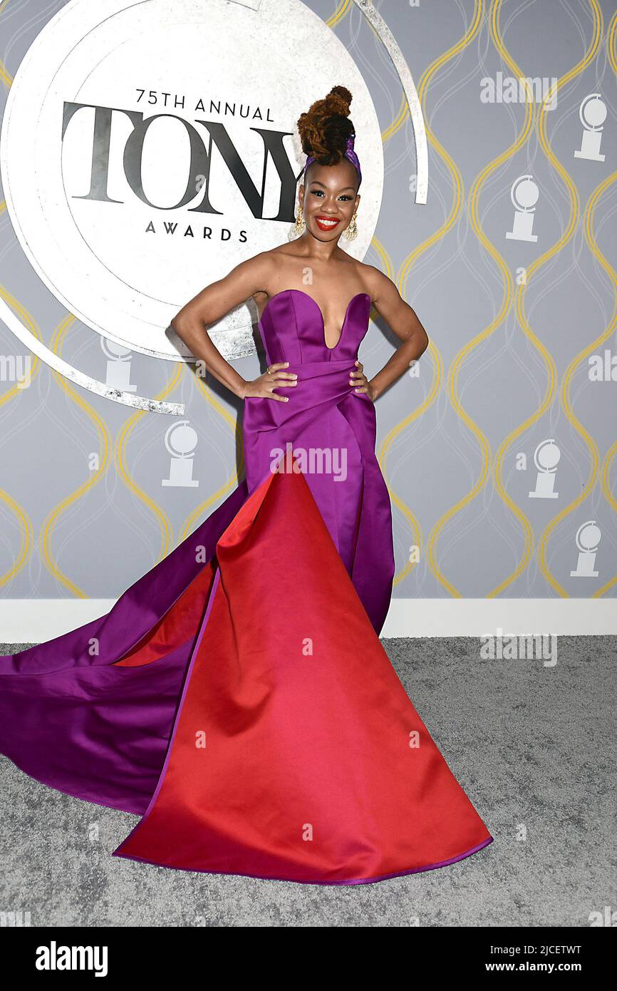 Camille A Brown attends the 75th Annual Tony Awards on June 12, 2022 at ...
