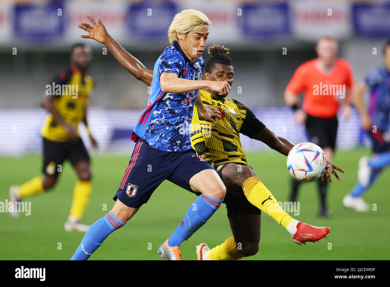 Hyogo, Japan. 10th June, 2022. Junya Ito (JPN) Football/ Soccer : KIRIN ...