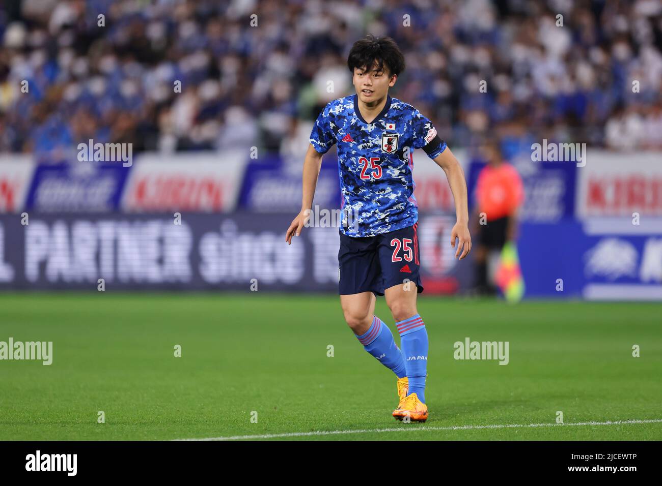 Hyogo, Japan. 10th June, 2022. Ayase Ueda (JPN) Football/ Soccer ...