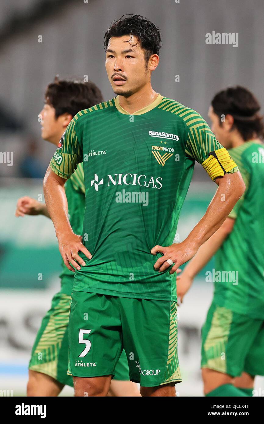 Tokyo, Japan. 12th June, 2022. Tomohiro Taira (Verdy) Football/Soccer : 2022 J2 League match ...