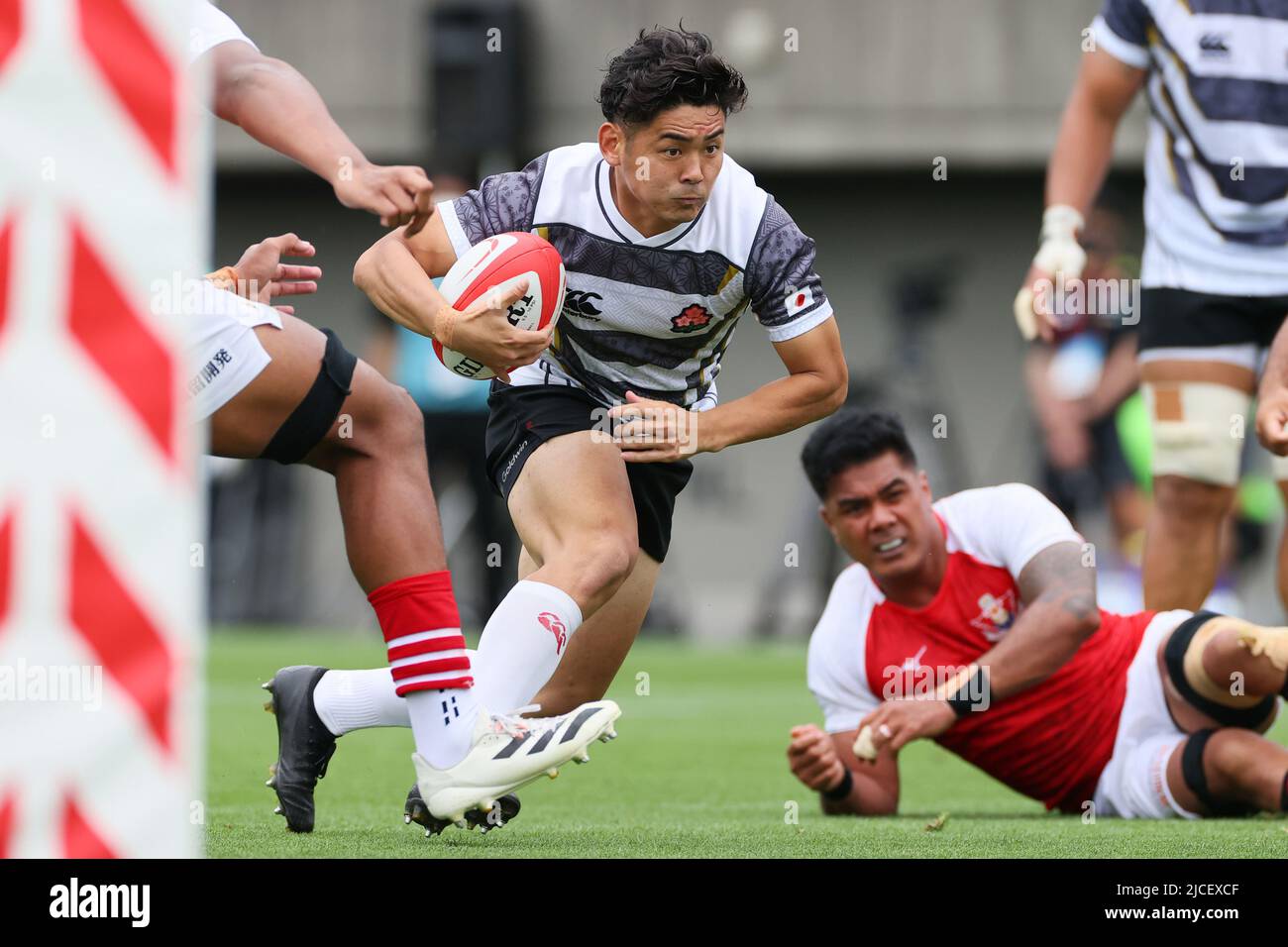 Tokyo, Japan. 11th June, 2022. Koki Takeyama (EMERGING BLOSSOMS) Rugby ...