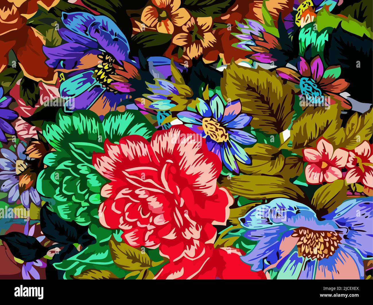 abstract computer stylized decorative vintage texture, background ...