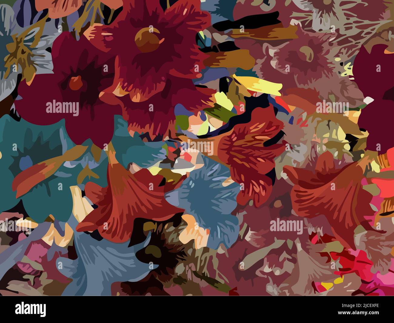 Texture of rough large leaf Stock Vector Images - Alamy