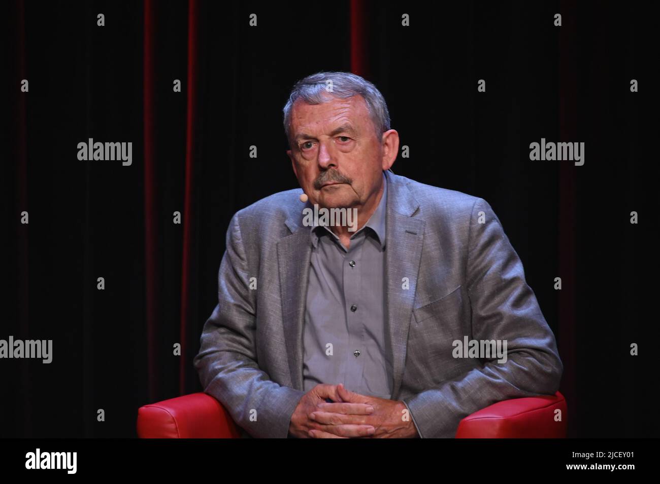 Cologne, Germany. 12th June, 2022. Sociologist Wolfgang Streeck speaks ...
