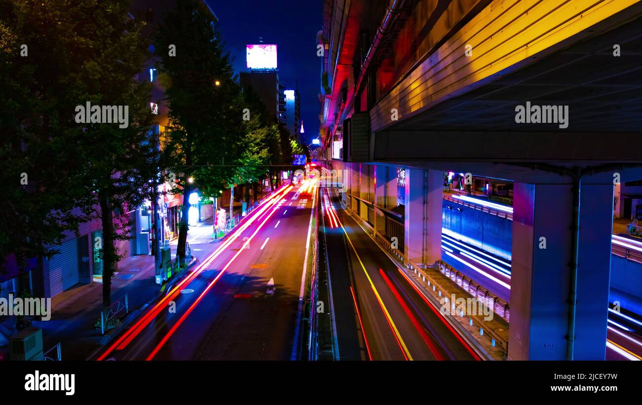 Tokyo city cityscape skyline timelapse hi-res stock photography and ...