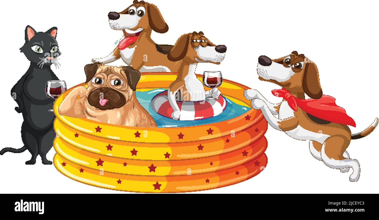 Inflatable dog vector vectors hi-res stock photography and images - Alamy