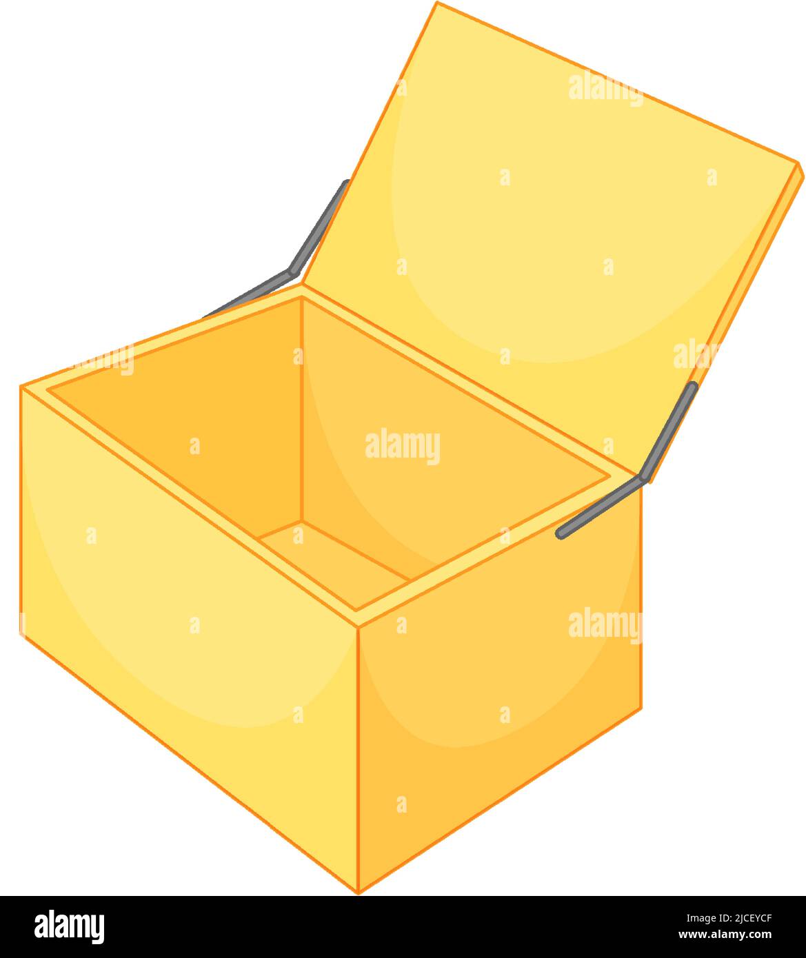 Open box on white background illustration Stock Vector Image & Art - Alamy