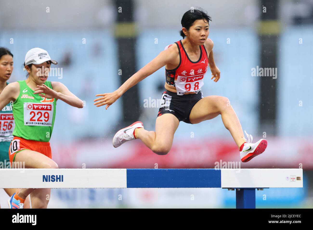 Osaka, Japan. 11th June, 2022. (L-R) Reimi Yoshimura, Yuno Yamanaka ...