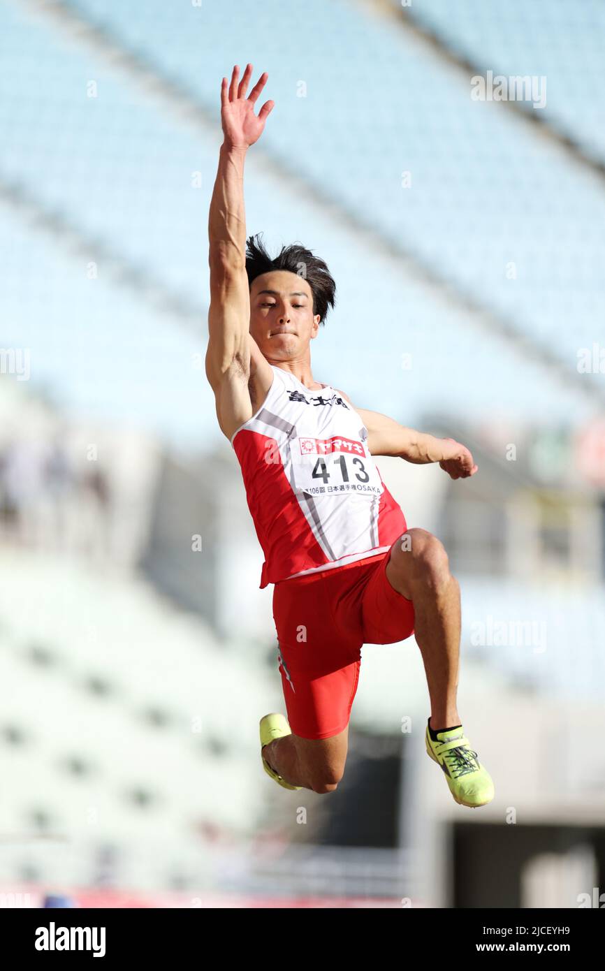 Osaka, Japan. 12th June, 2022. Yuki Hashioka Athletics : The 106th ...