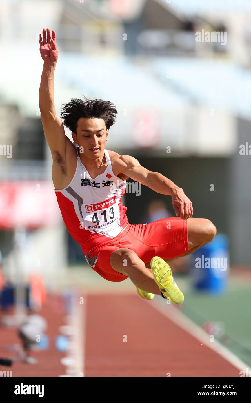 Osaka, Japan. 12th June, 2022. Yuki Hashioka Athletics : The 106th ...