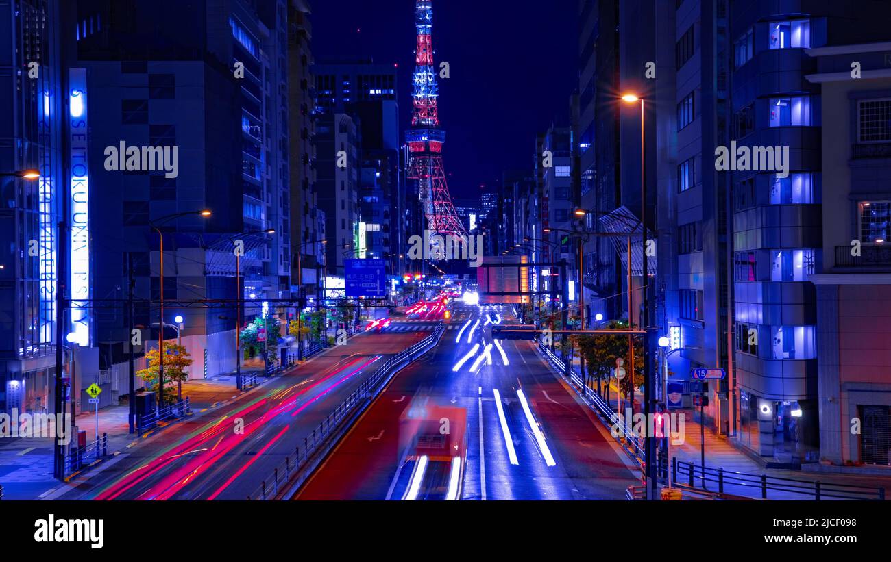 Tokyo city cityscape skyline timelapse hi-res stock photography and ...