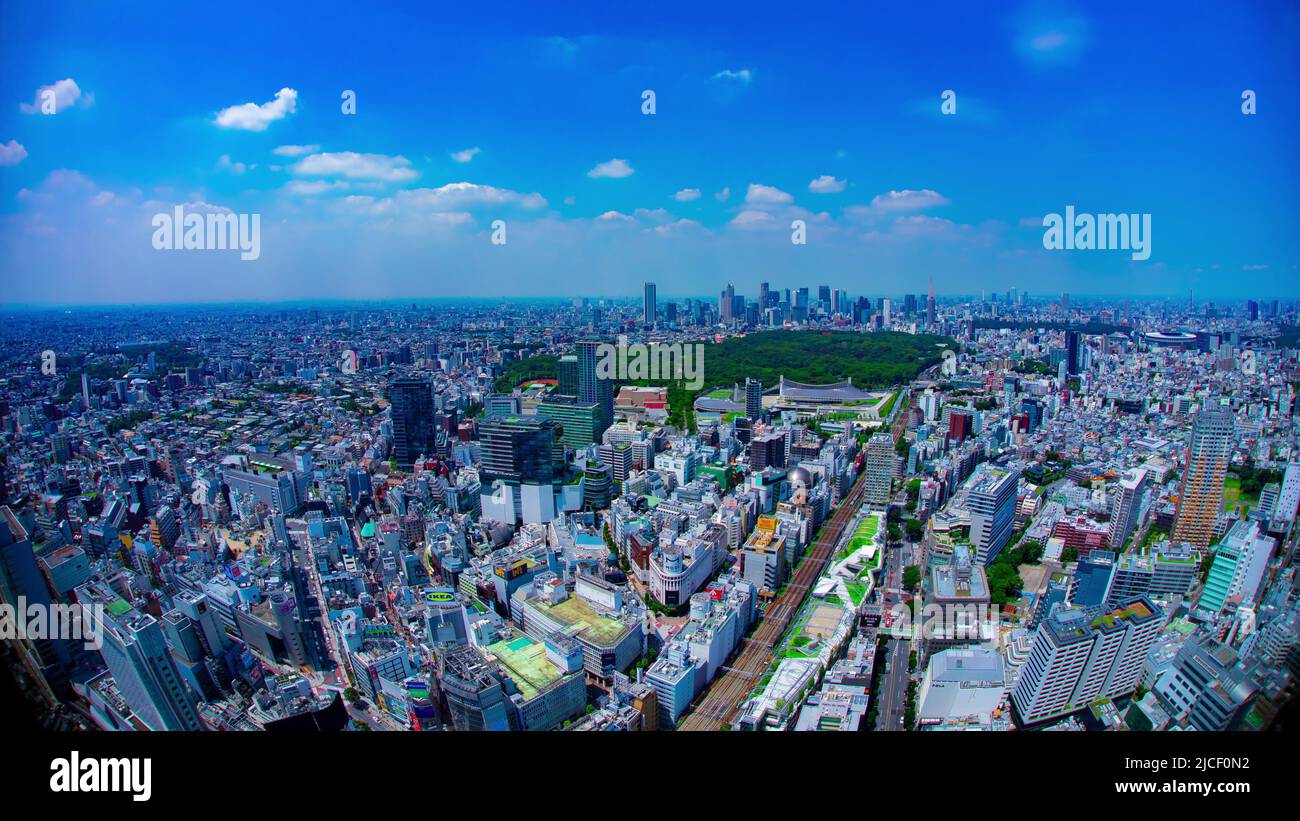 Timelapse panoramic cityscape in tokyo hi-res stock photography and ...