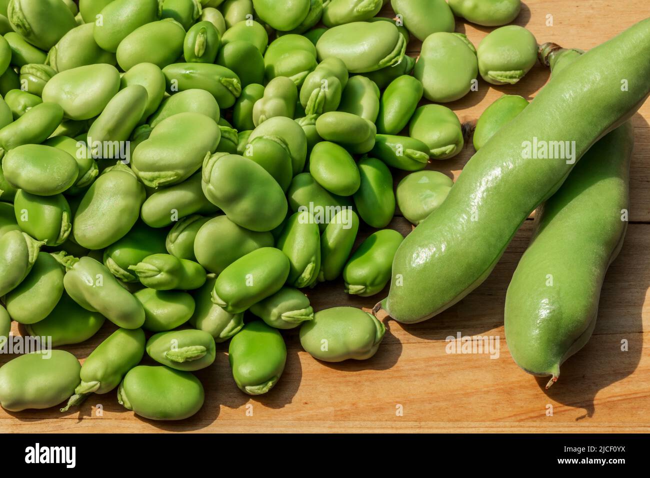Vegetable broad green pod hi-res stock photography and images - Alamy