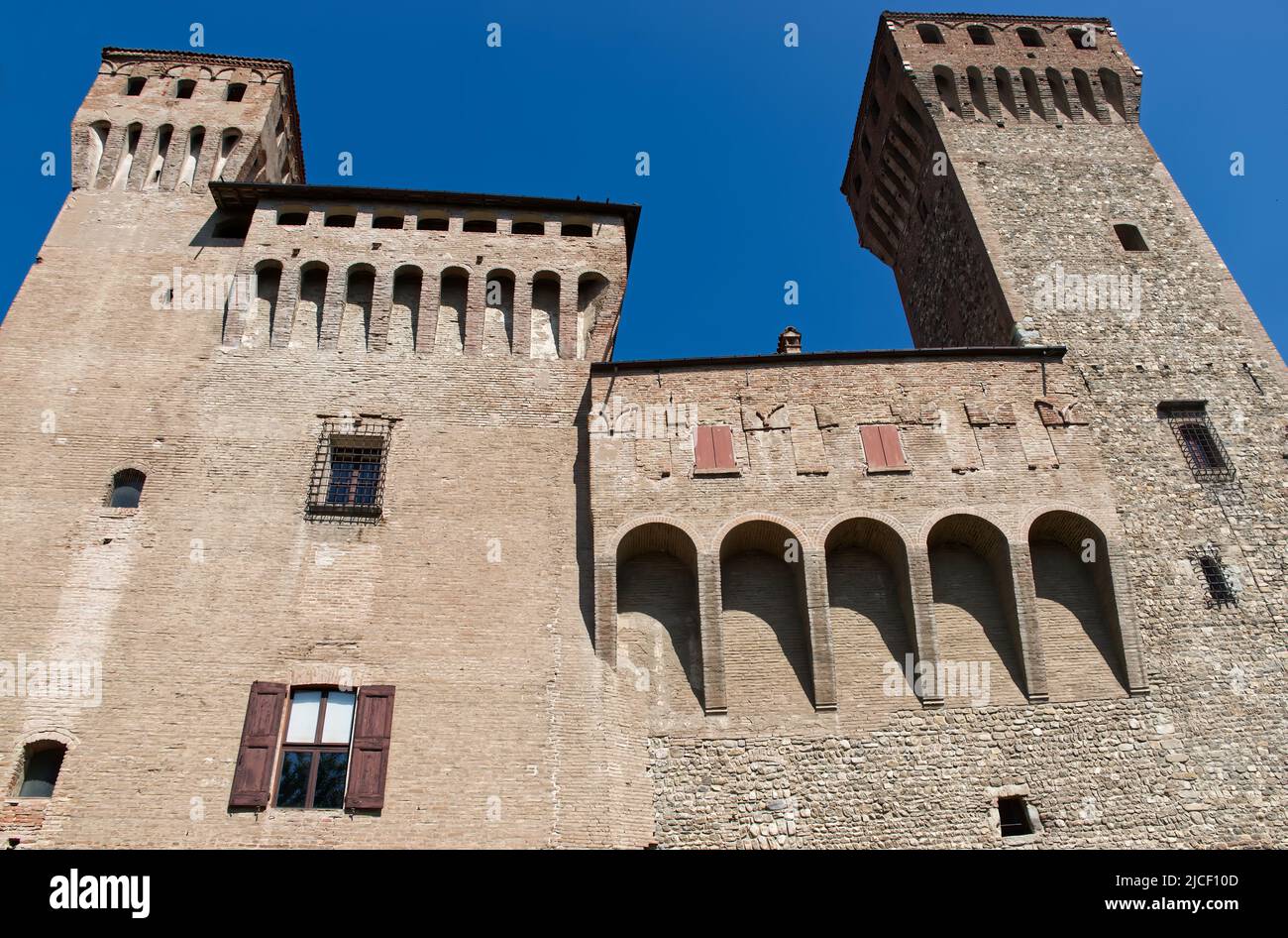 Ancient medieval Castle of Vignola (La Rocca di Vignola). Modena, Italy ...