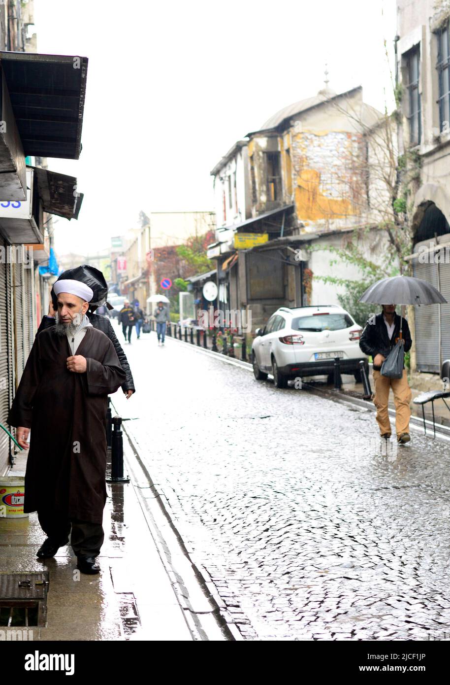 A rainy day in Istanbul, Turkey Stock Photo - Alamy