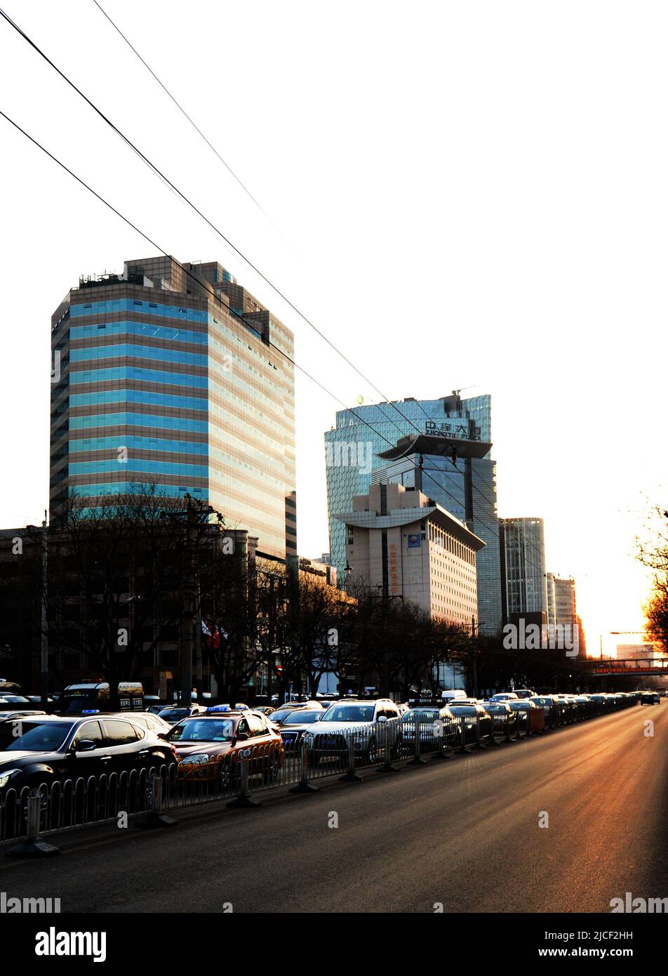 Heavy traffic on the 2nd ring road in Beijing, China Stock Photo - Alamy