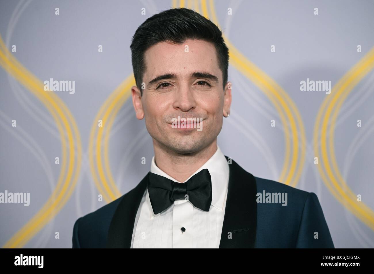New York City, US, June 12, 2022. Matt Doyle walking on the red carpet ...