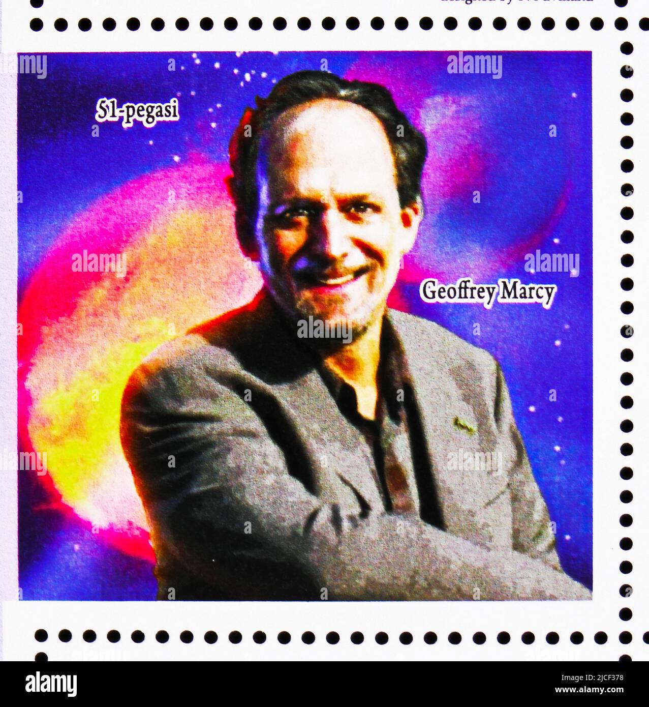 MOSCOW, RUSSIA - JUNE 12, 2022: Postage stamp printed in Comoros shows ...