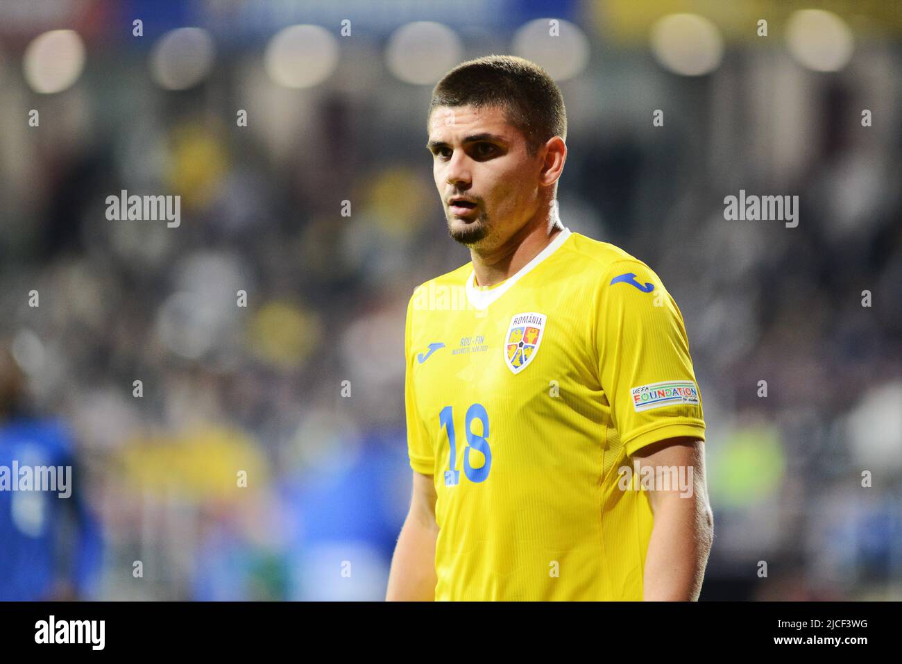 Razvan Marin during Romania vs Finland , Bucharest 11.06.2022 , Uefa ...