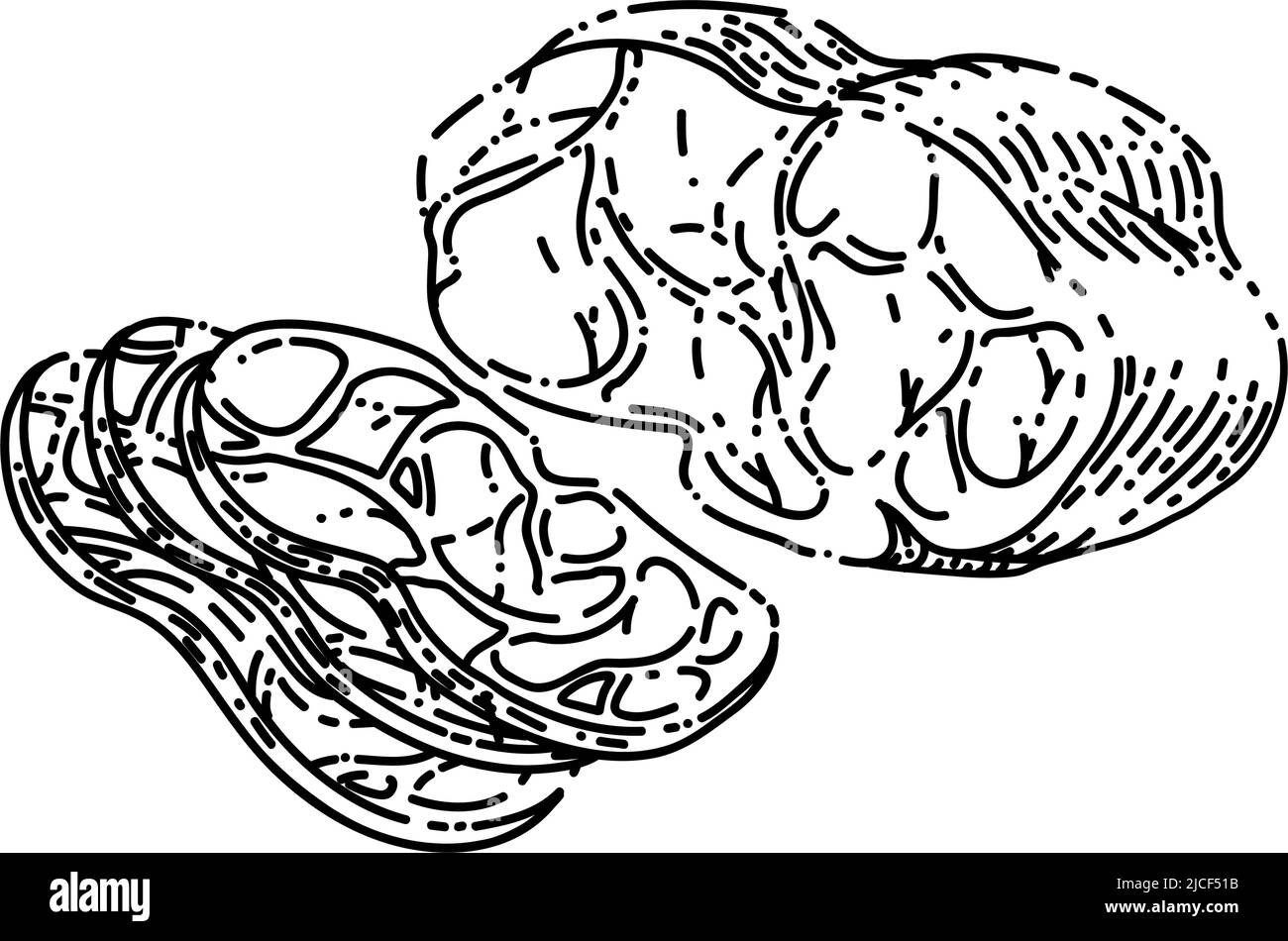 meat beef sketch hand drawn vector Stock Vector Image & Art - Alamy