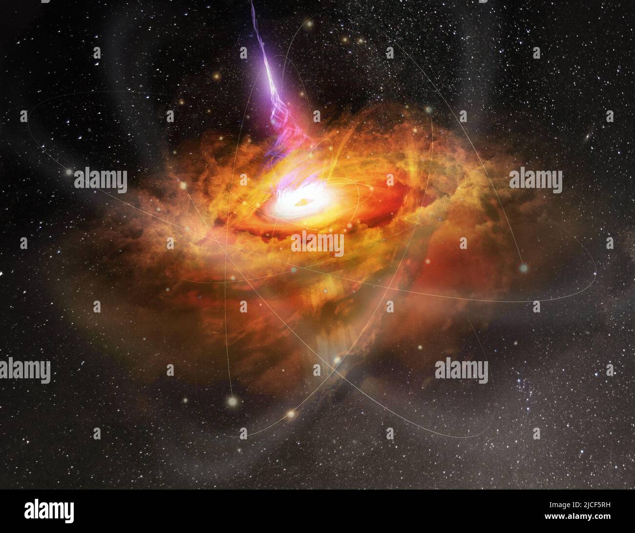 Nebula Black Hole Wallpaper