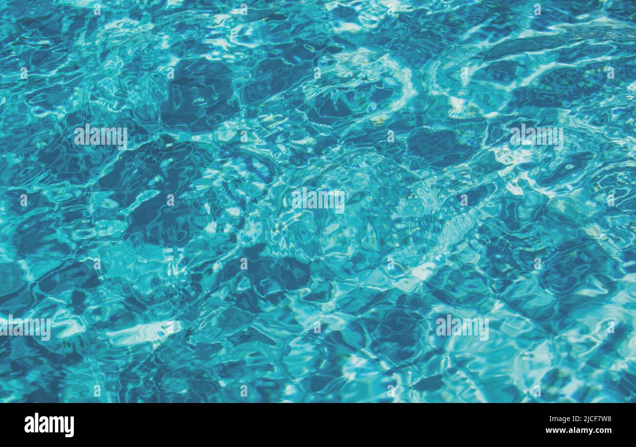 Background of water, surface blue swimming pool Stock Photo - Alamy