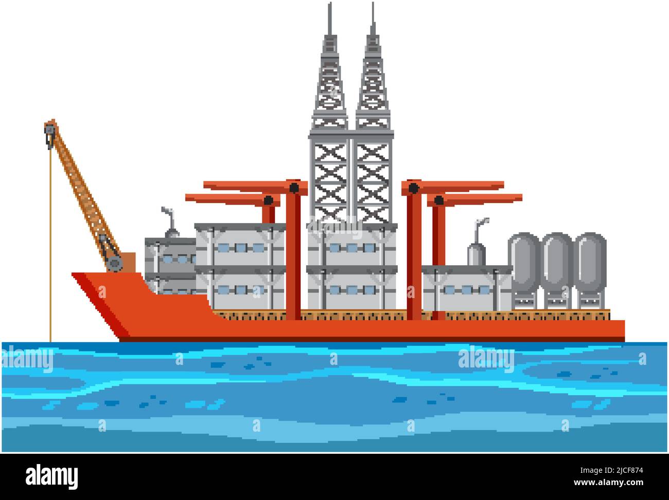 Picture transport ship on Stock Vector Images - Alamy
