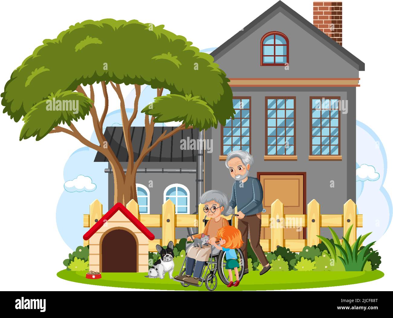 Retirement Home Clipart