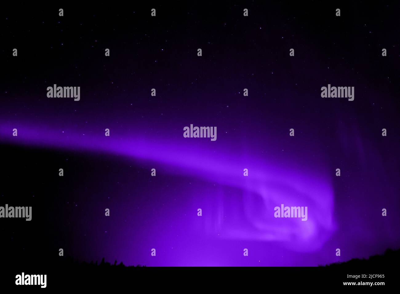 Northern lights of many shades of color Lapland Stock Photo - Alamy