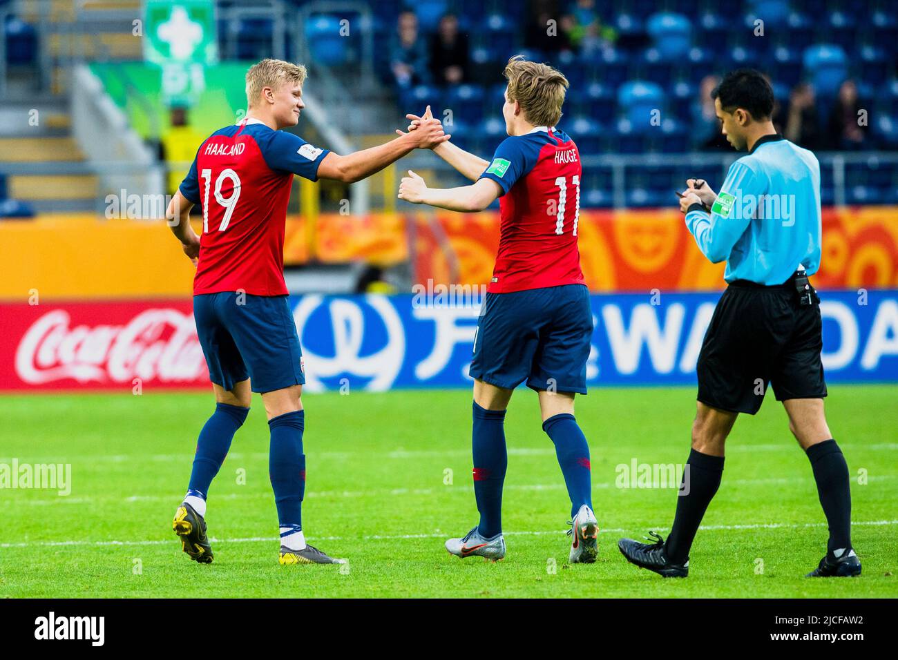 Erling Braut Haaland during FIFA U-20 World Cup in 2019 Stock Photo - Alamy