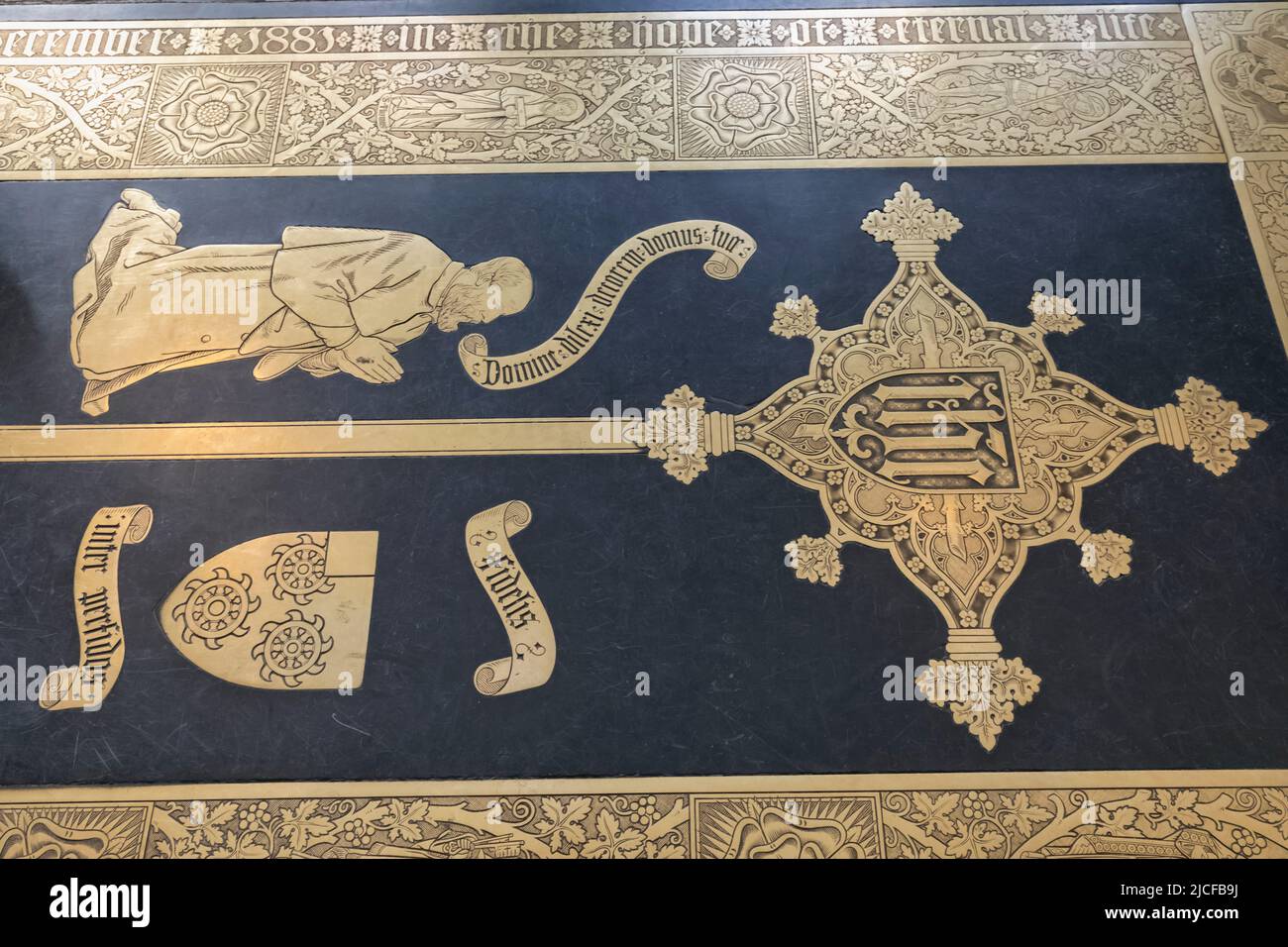 England, London, Westminster Abbey, Medieval Tombstone Stock Photo - Alamy