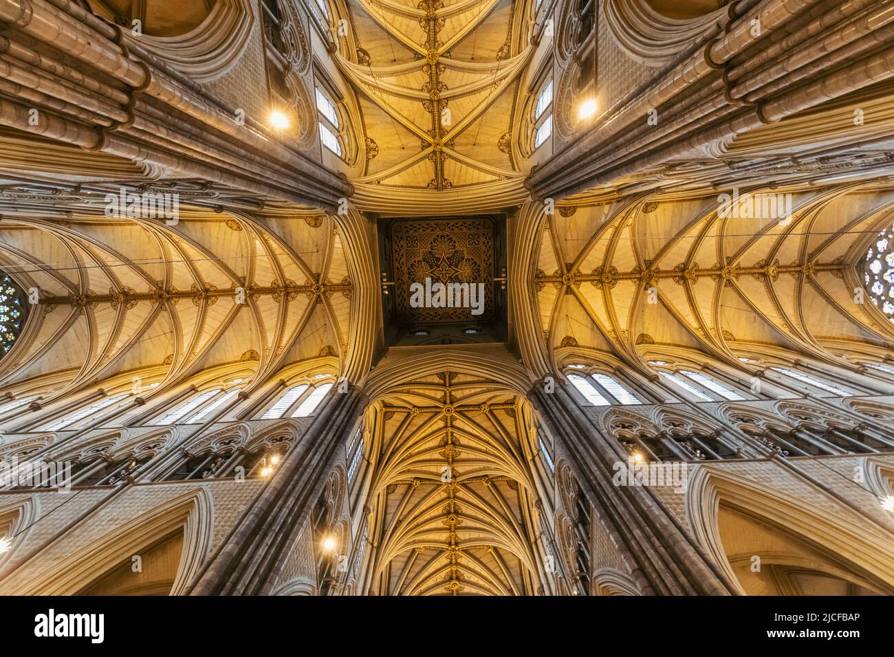 England, London, Westminster Abbey, The Vaulted Ceiling Stock Photo - Alamy