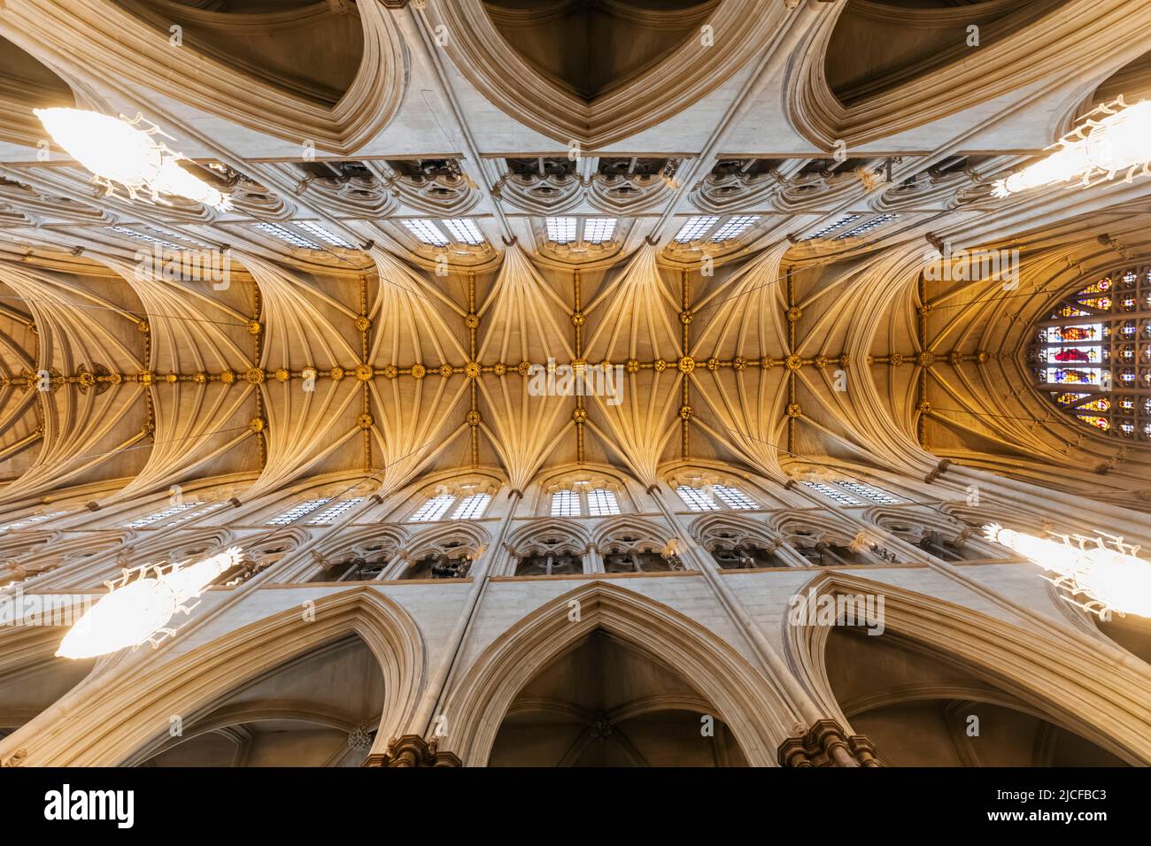 England, London, Westminster Abbey, The Nave, Pattern Detail of the The ...