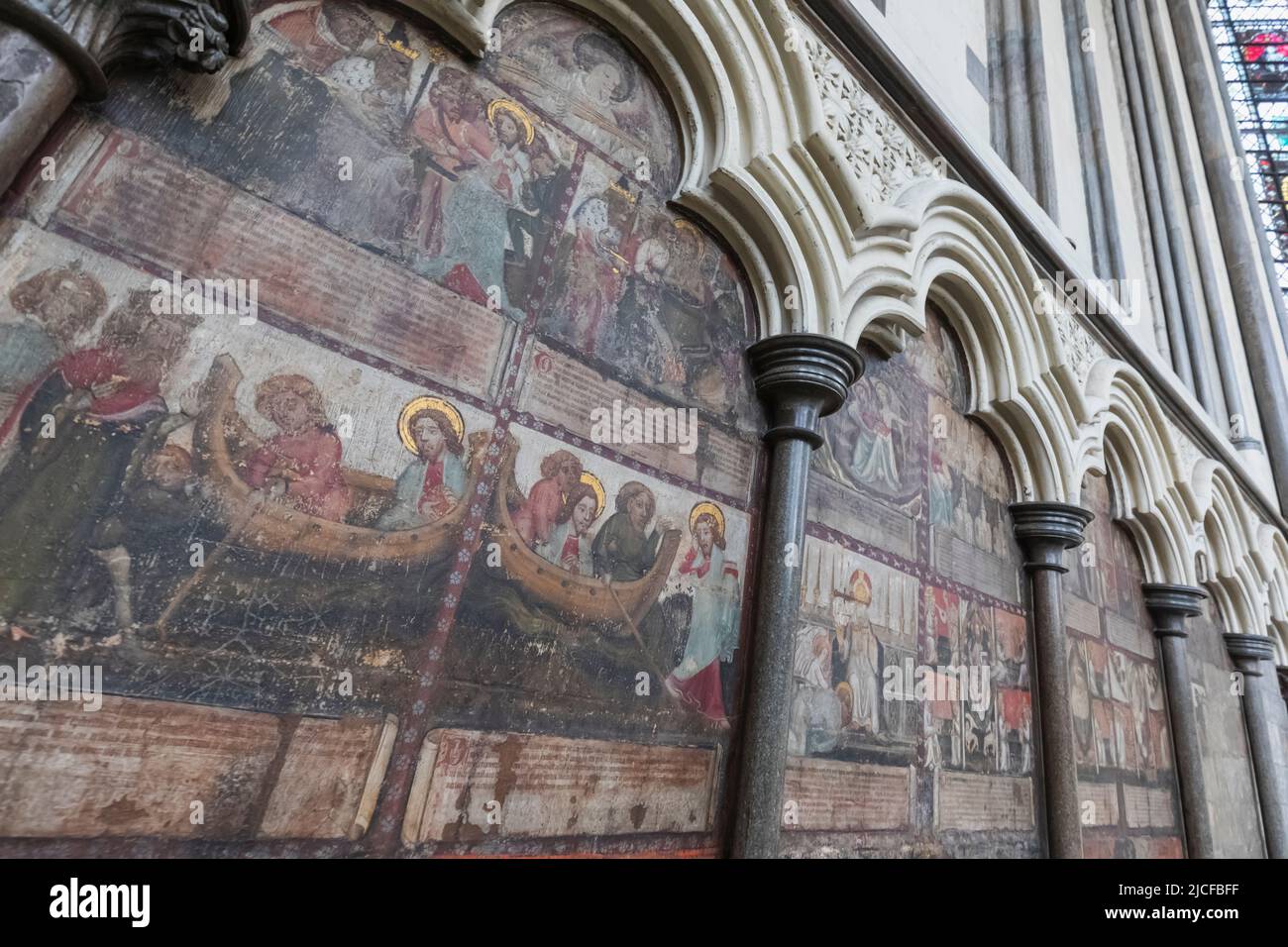 England, London, Westminster Abbey, Entrance to The Chapter House, The ...