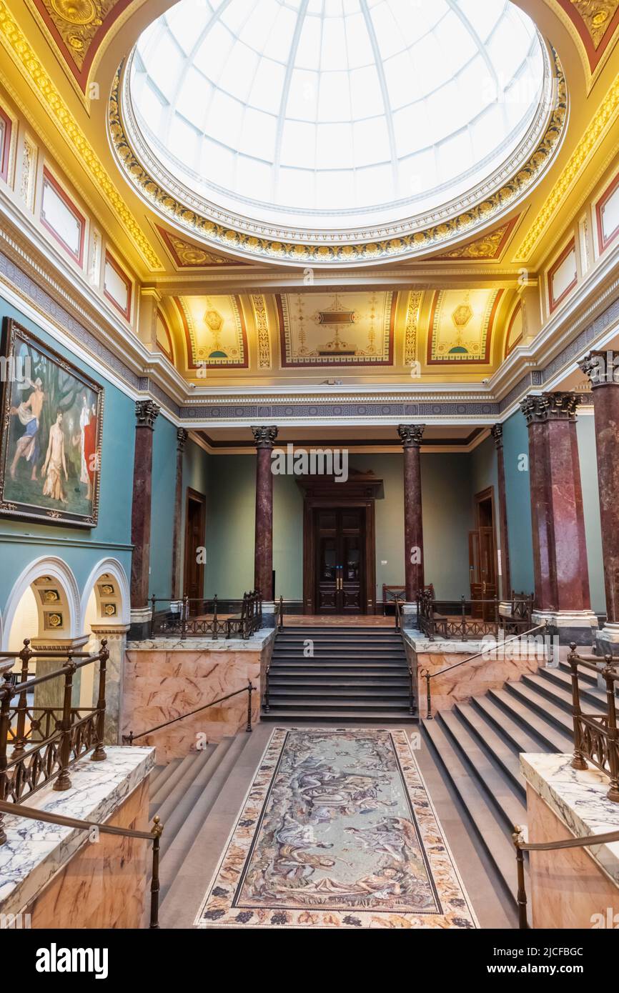 England, London, Trafalgar Square, National Gallery, Interior View ...