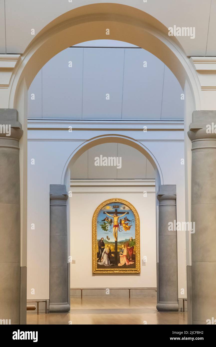 England, London, Trafalgar Square, National Gallery, Interior View ...