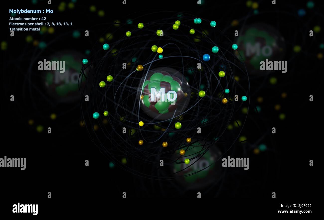 Molybdenum atom hi-res stock photography and images - Alamy