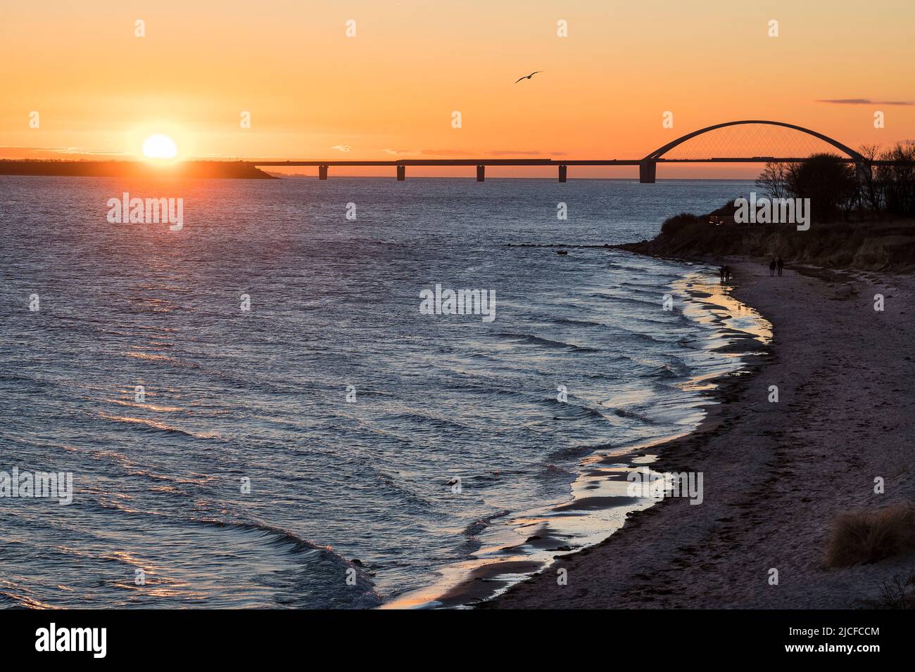 Schleswig-Holstein, Baltic Sea island Fehmarn, Fehmarnsund bridge ...