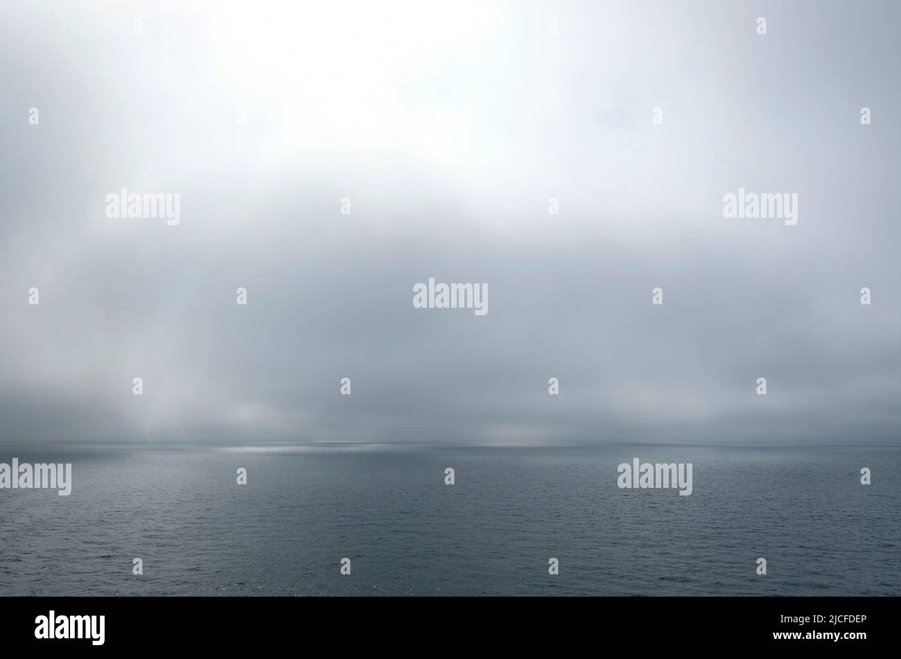 Sweden, Denmark, Kattegat, sea, fog Stock Photo - Alamy
