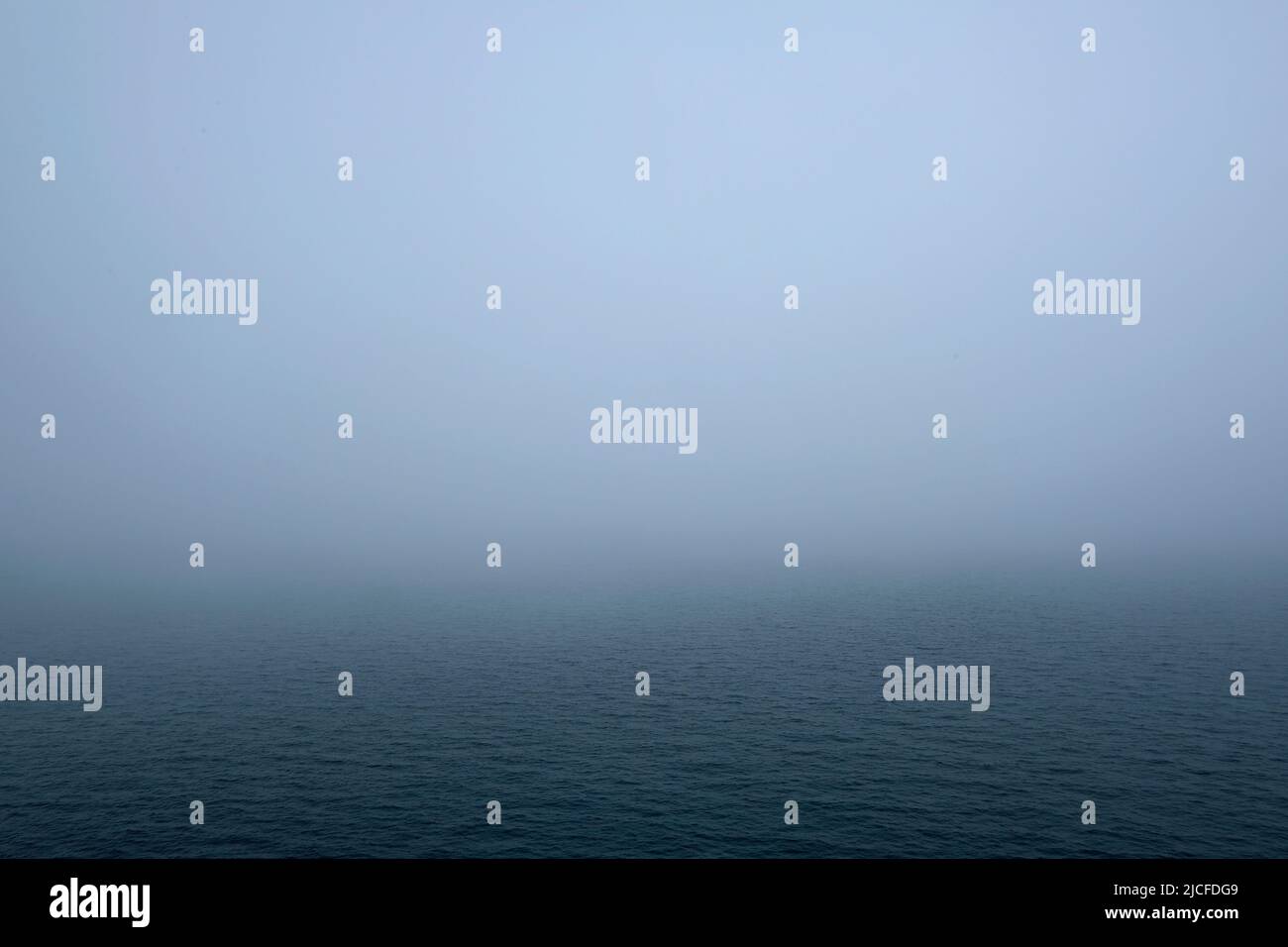 Sweden, Göteborg, Denmark, Fredrikshavn, Kattegat, sea, fog Stock Photo ...