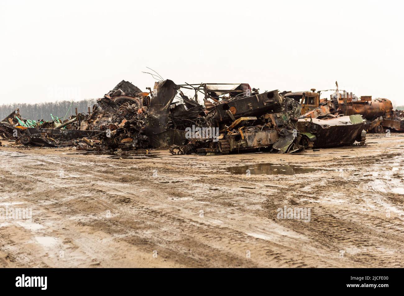 Tank cemetery hi-res stock photography and images - Alamy